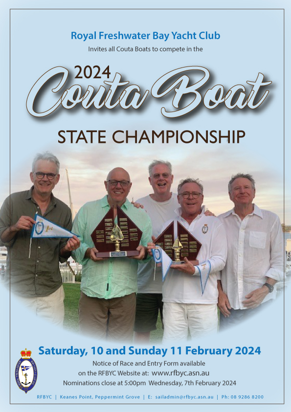 Couta Boat State Championship - Royal Freshwater Bay Yacht Club
